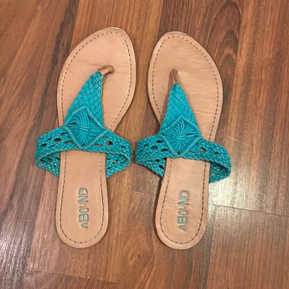 Abound | Shoes | Turquoise Sandals | Poshmark